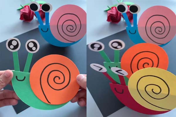 Easy snail craft ideas for kids - DIY ART PINS