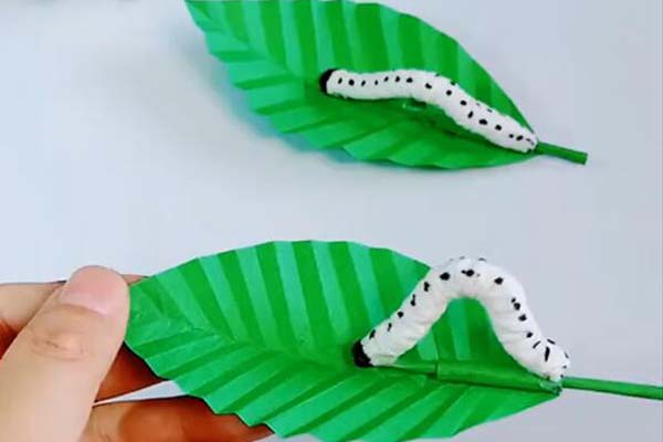 How to make removable silkworm crafts with napkins? - DIY ART PINS