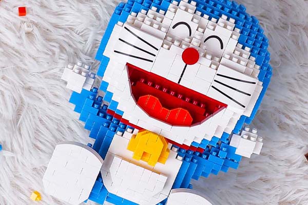 18 cute Doraemon images for building blocks - DIY ART PINS