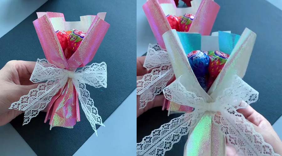 Lollipop Flower Bouquet Craft | Best Flower Site